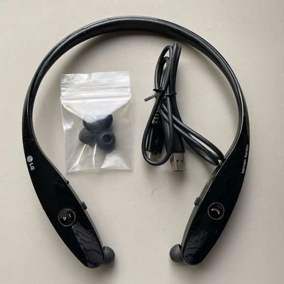 Headphones | Lg Hbs90 Harman Kardon Bluetooth Neckband | Poshmark